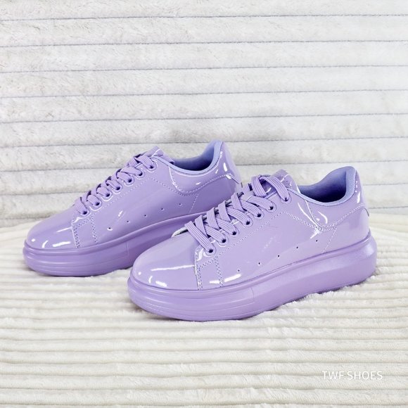 Berness | Shoes | Shiny Patent Cush Baby Lilac Purple Comfy Fashion ...